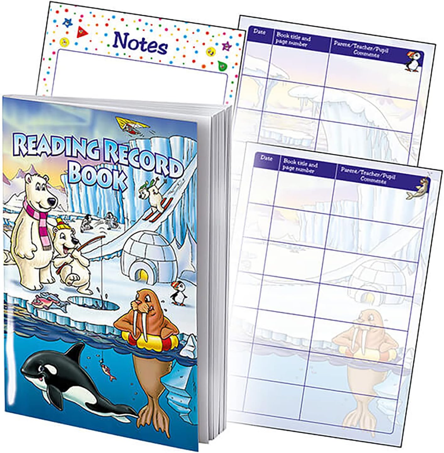 1 Space Themed Superstar Reader 40 Page Reading Record Book A5 Primary ...