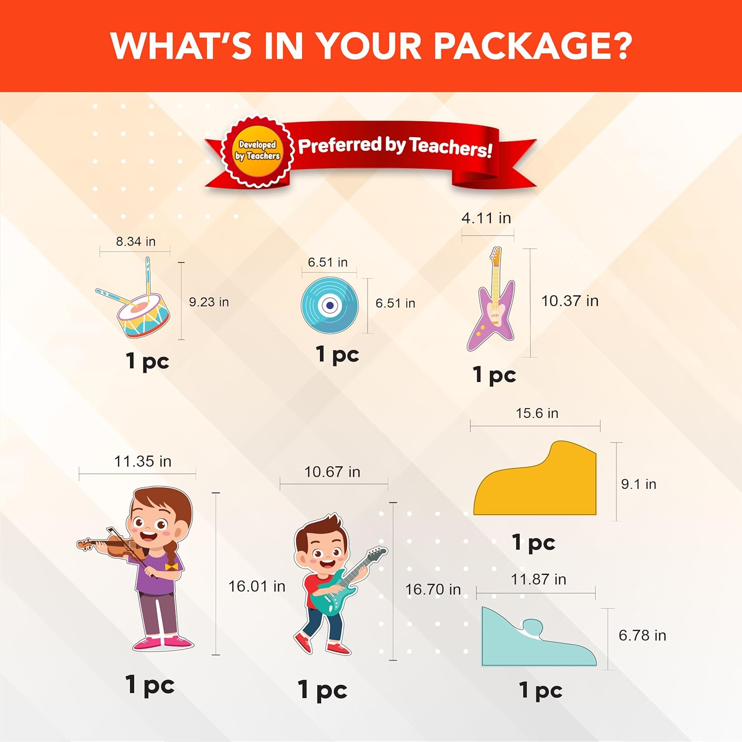 Decorbaly 24 Pcs Music Bulletin Board Set with Australia | Ubuy