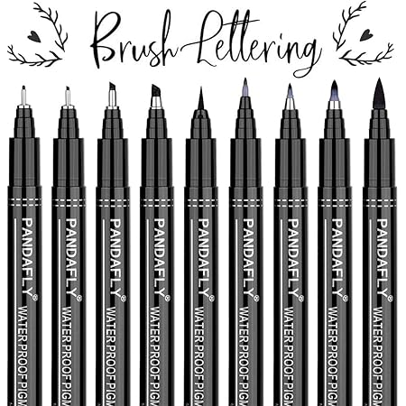 Amazon.com : Dyvicl Hand Lettering Pens, Calligraphy Brush Pens Art ...