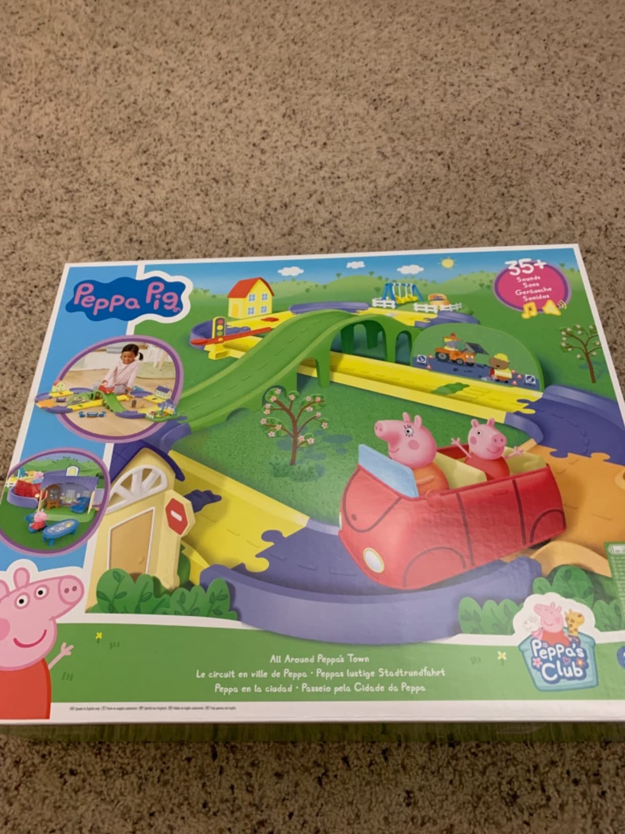 $11/mo - Finance Peppa Pig All Around Peppa’s Town Playset with Car ...