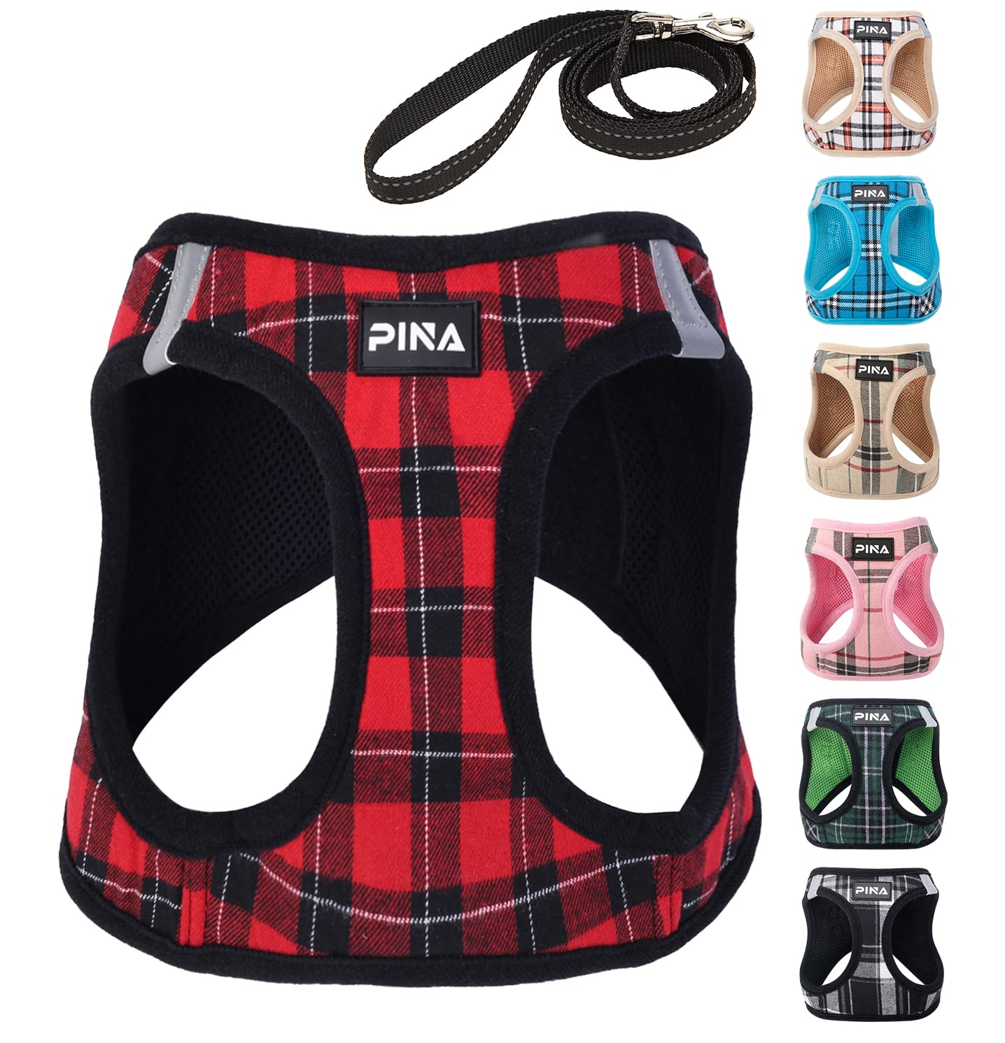 PINA Dog Harness for Small Medium Dogs No Pull, Dog Harness and Leash ...