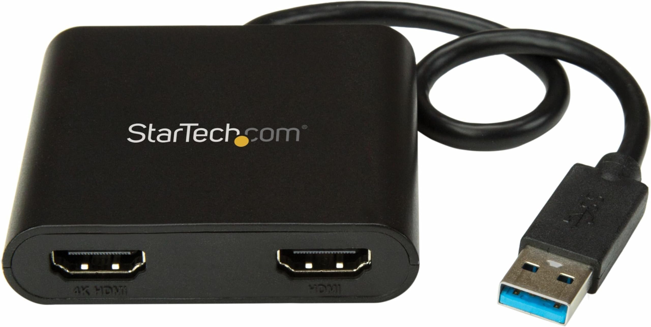 StarTech.com StarTech.com USB to Dual HDMI Adapter - 4K - External ...