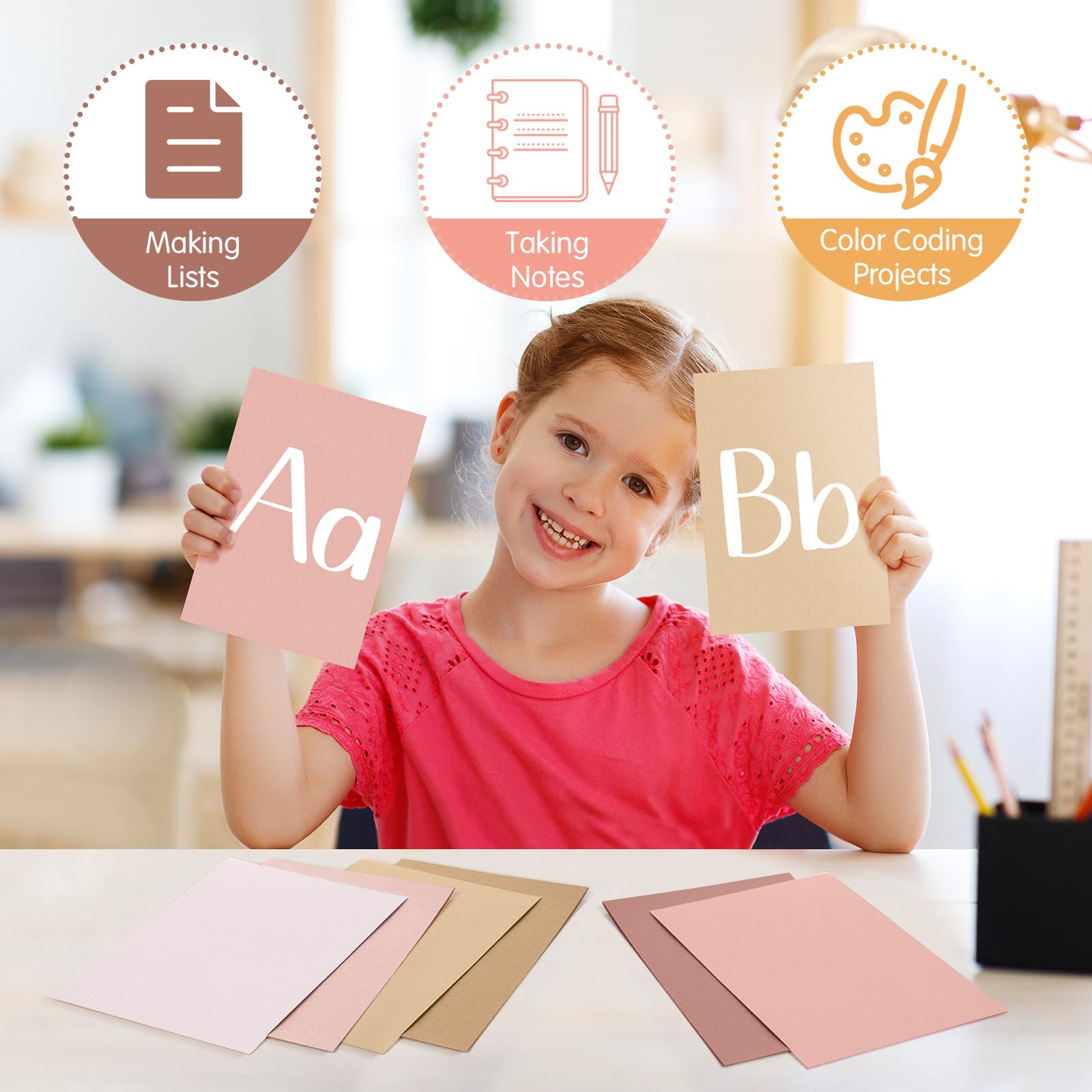 Snapklik.com : Fainne 300 Pcs Blank Index Cards 180 Gsm Thick Card ...