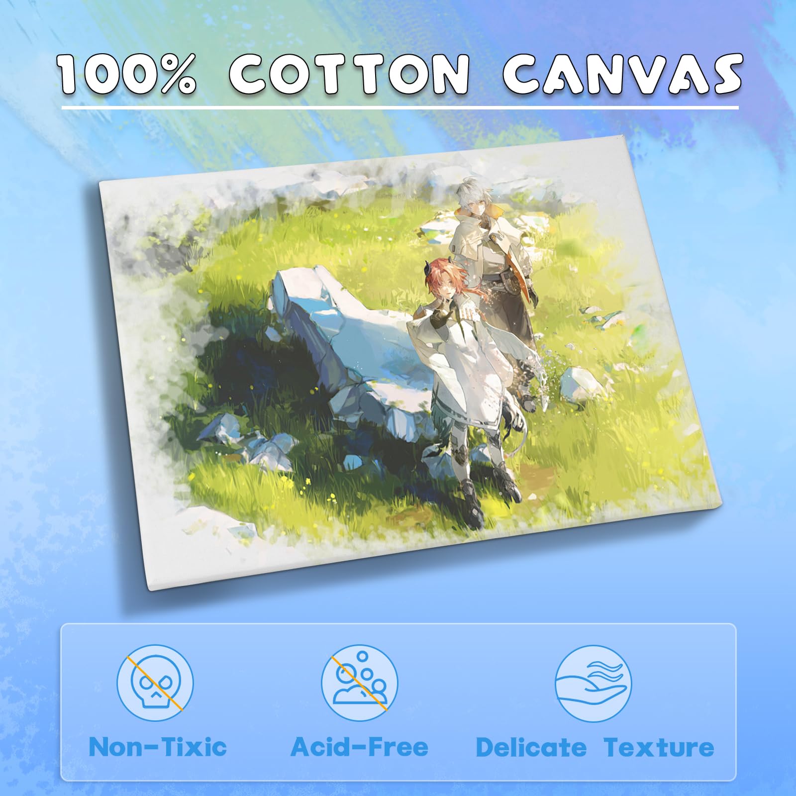 Snapklik.com : Stretched Canvas For Painting, 5x7, 8x10 Inch Multi Pack ...