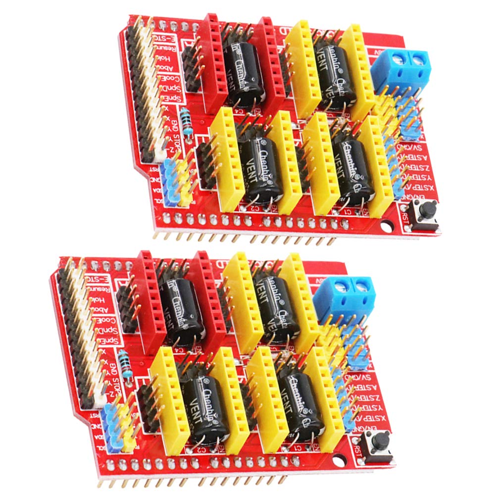 Amazon.com: Hailege 2pcs A4988 V3 Engraver Drive Shield 3D Printer CNC Drive Expansion Board for ...