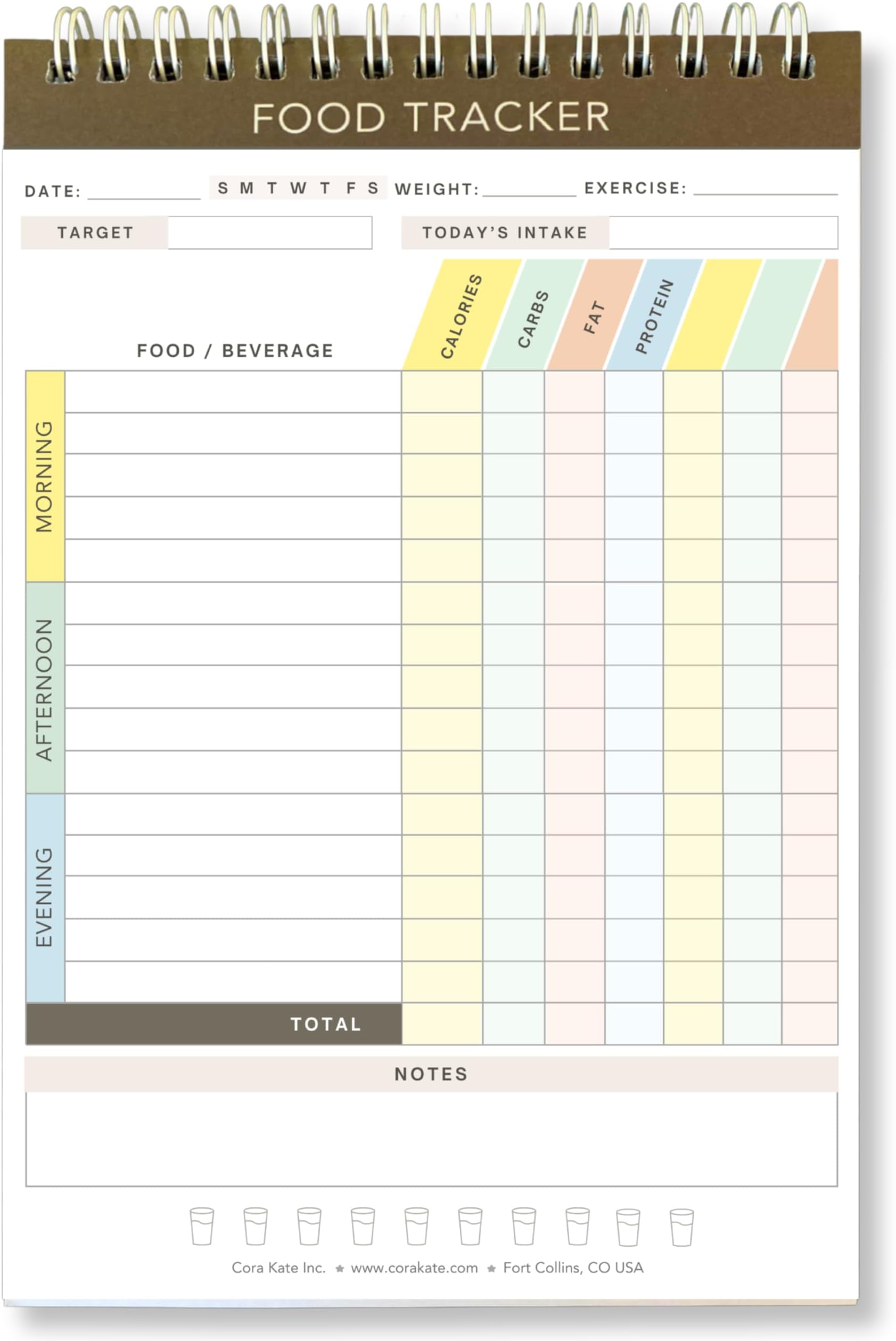 Fitness Journal Fitness And Food Nutrition Journal For Weight Loss ...