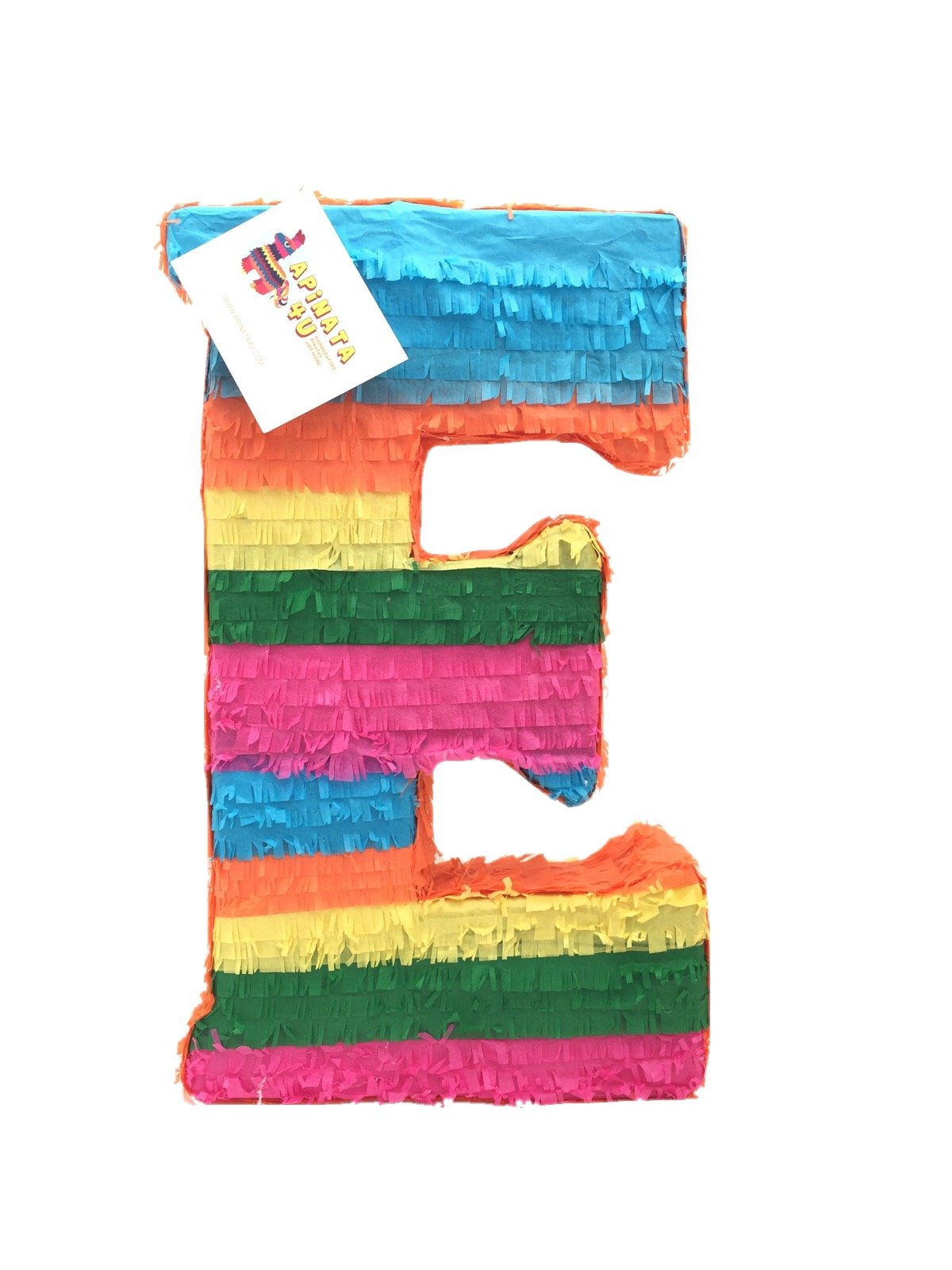 Amazon.com: 20" Tall Letter E Pinata Fiesta Theme Fiesta Themed ...