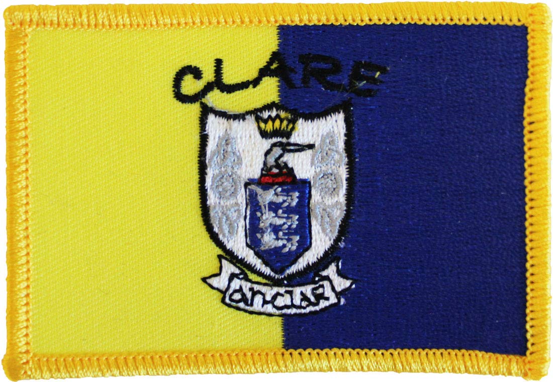 Amazon.com: Clare - Irish County Rectangular Patch : Clothing, Shoes ...