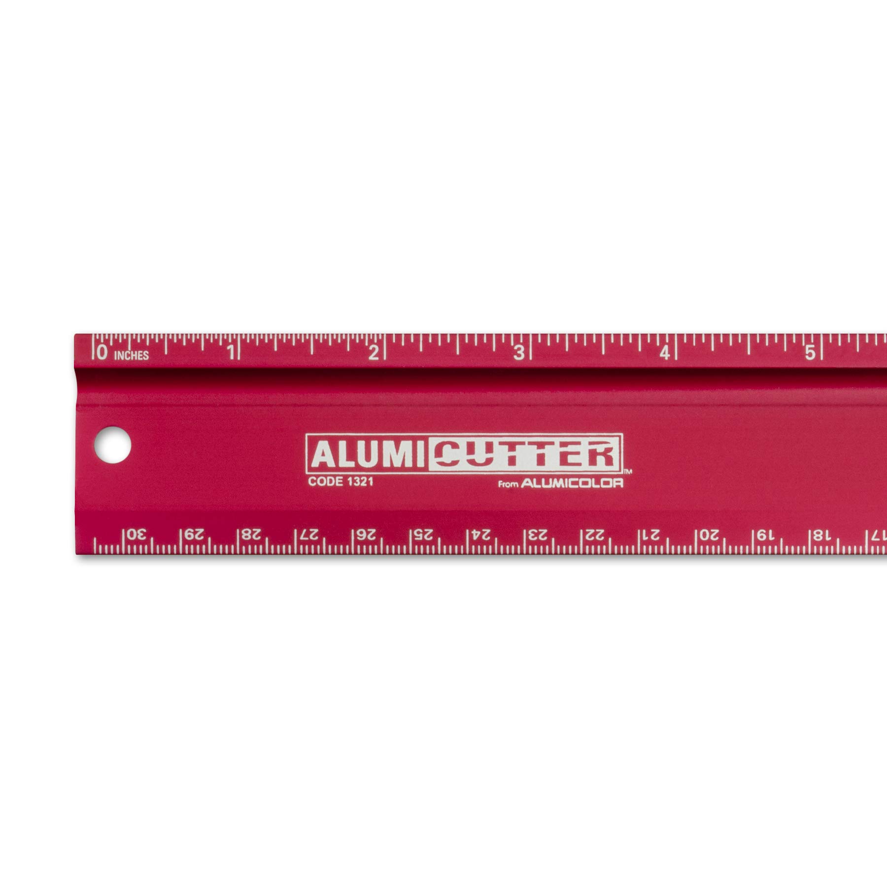 Snapklik.com : Alumicolor AlumiCutter Aluminum Straight Edge w/Inch And ...