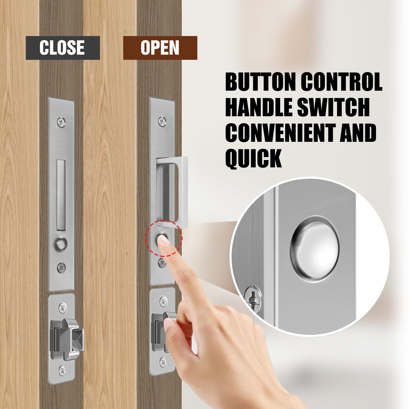Snapklik.com : Pocket Door Locks, Edge Pulls, Hidden Handles, Pocket ...