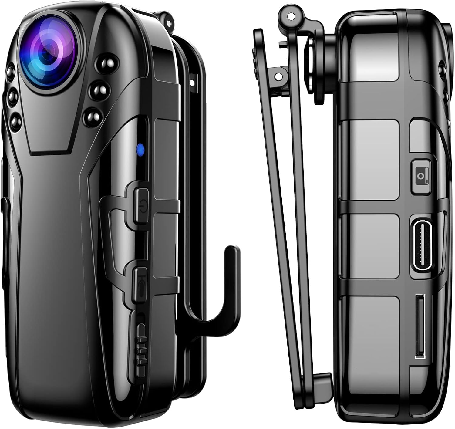 Amazon.com: MROTEX Police Body Camera, 1080P Infrared Night Vision Full ...