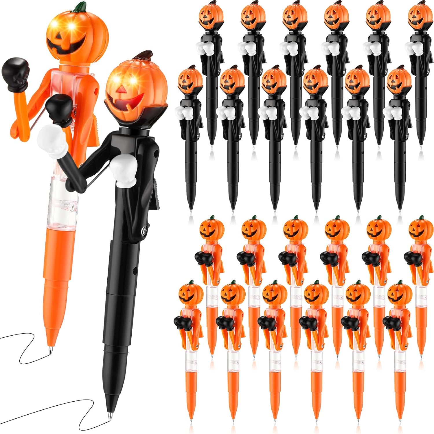 Amazon.com : Ctosree 24 Pcs Halloween Pen LED Ballpoint Pen Bulk Lovely ...
