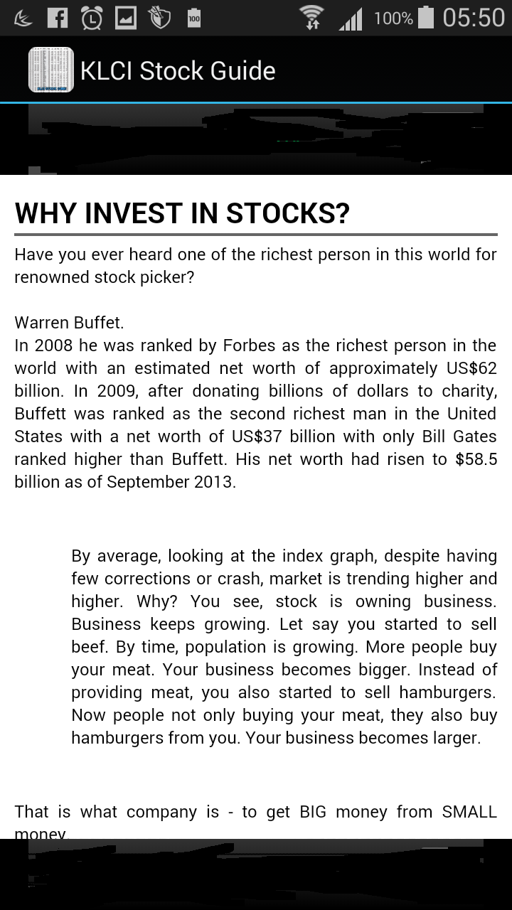 KLCI Stock Guide - App on Amazon Appstore