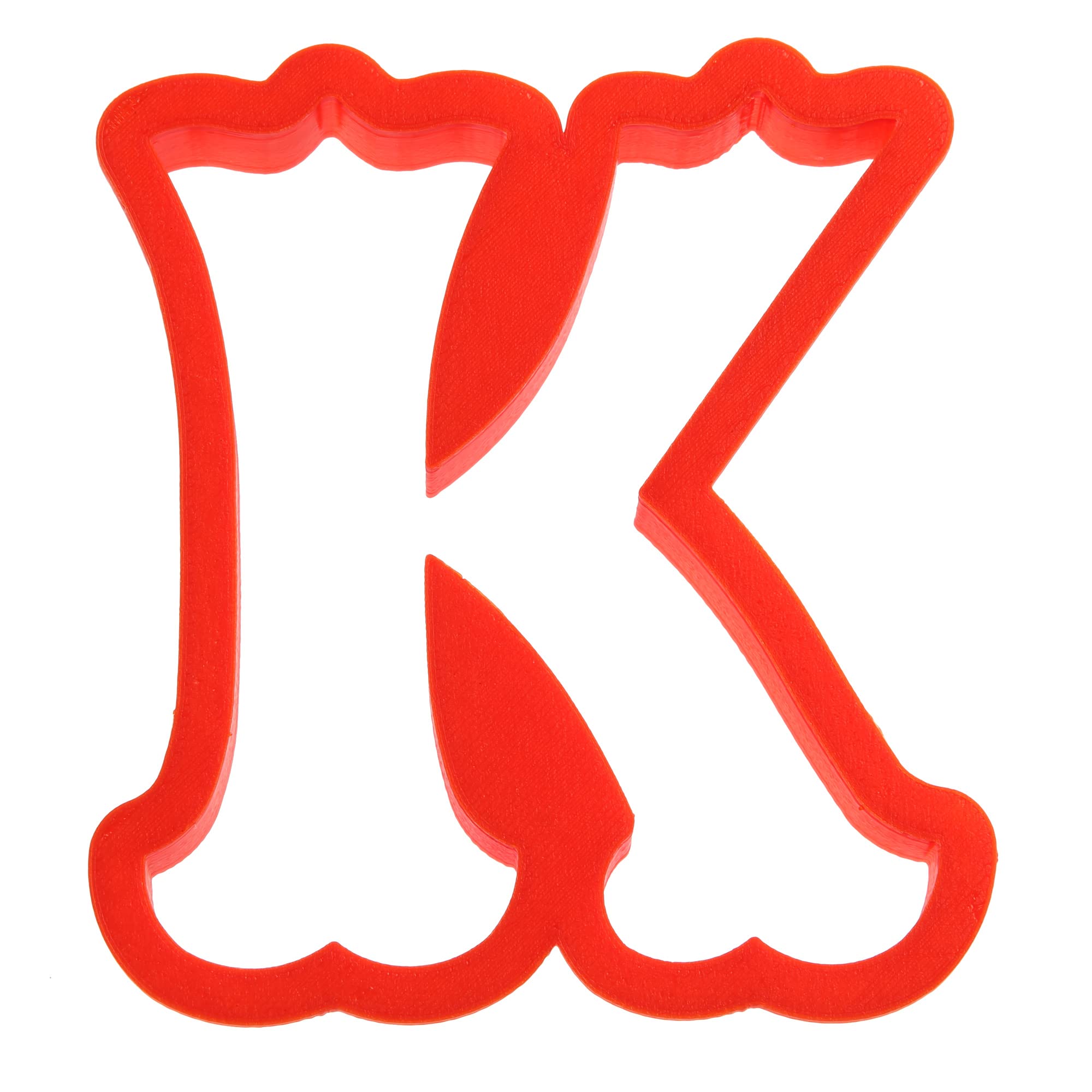 Amazon.com: Curly Letter K Cookie Cutter 4 Inch - Hand Made in the USA ...
