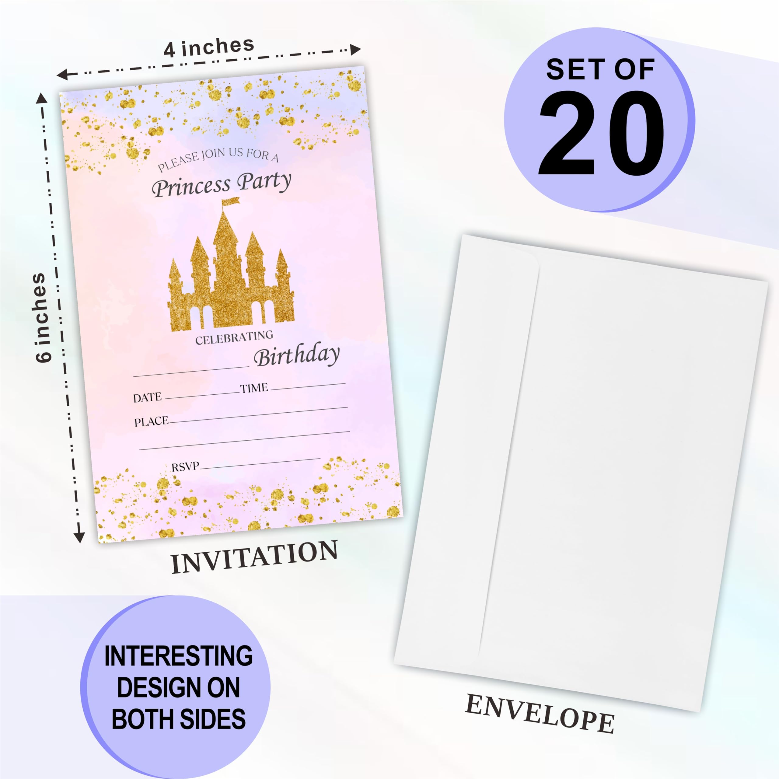 Disney Princess Castle Invites Amazon.com : Castle Carriage Birthday