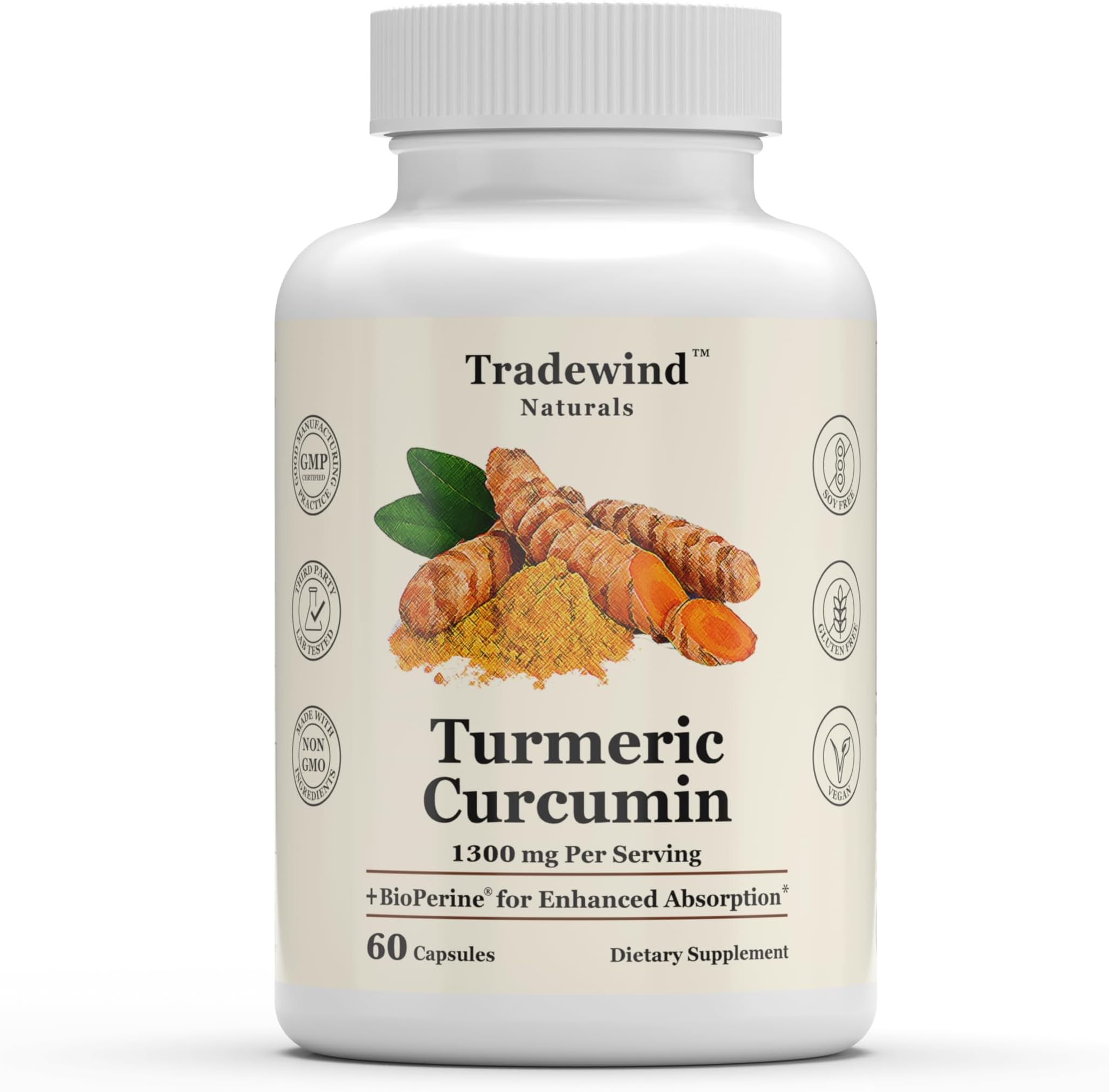 Amazon.com: Turmeric Curcumin C3 Complex with BioPerine 1050mg ...