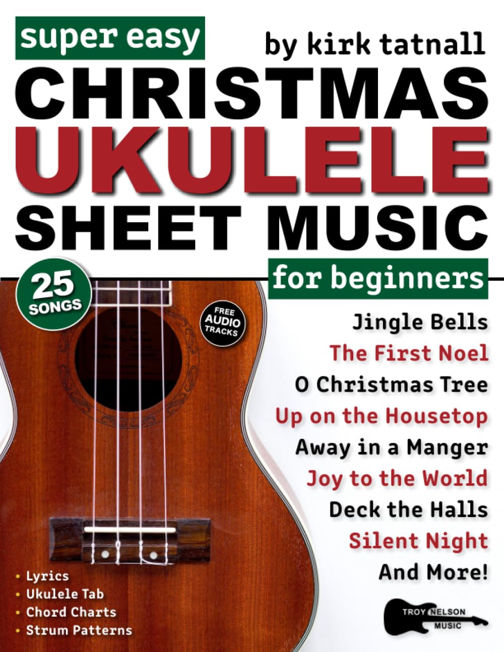Amazon.com: Super Easy Christmas Ukulele Sheet Music for Beginners: 25 ...