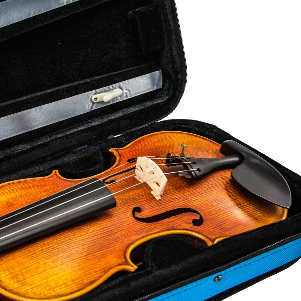 Snapklik.com : SKY Violin Triangle Case Lightweight Full Size Blue Color
