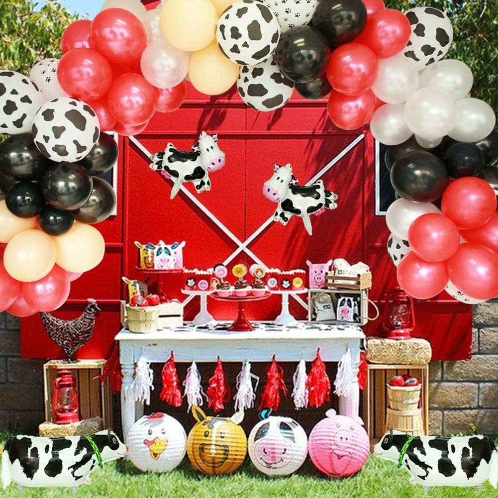 Buy 130 Pcs Cow Party Balloon Garland Farm Party Balloon Set Of Cow buy-130-pcs-cow-party-balloon-garland-farm-party-balloon-set-of-cow