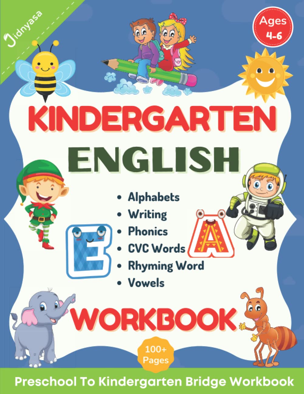 Kindergarten English Activity Workbook: Preschool To Kindergarten ...