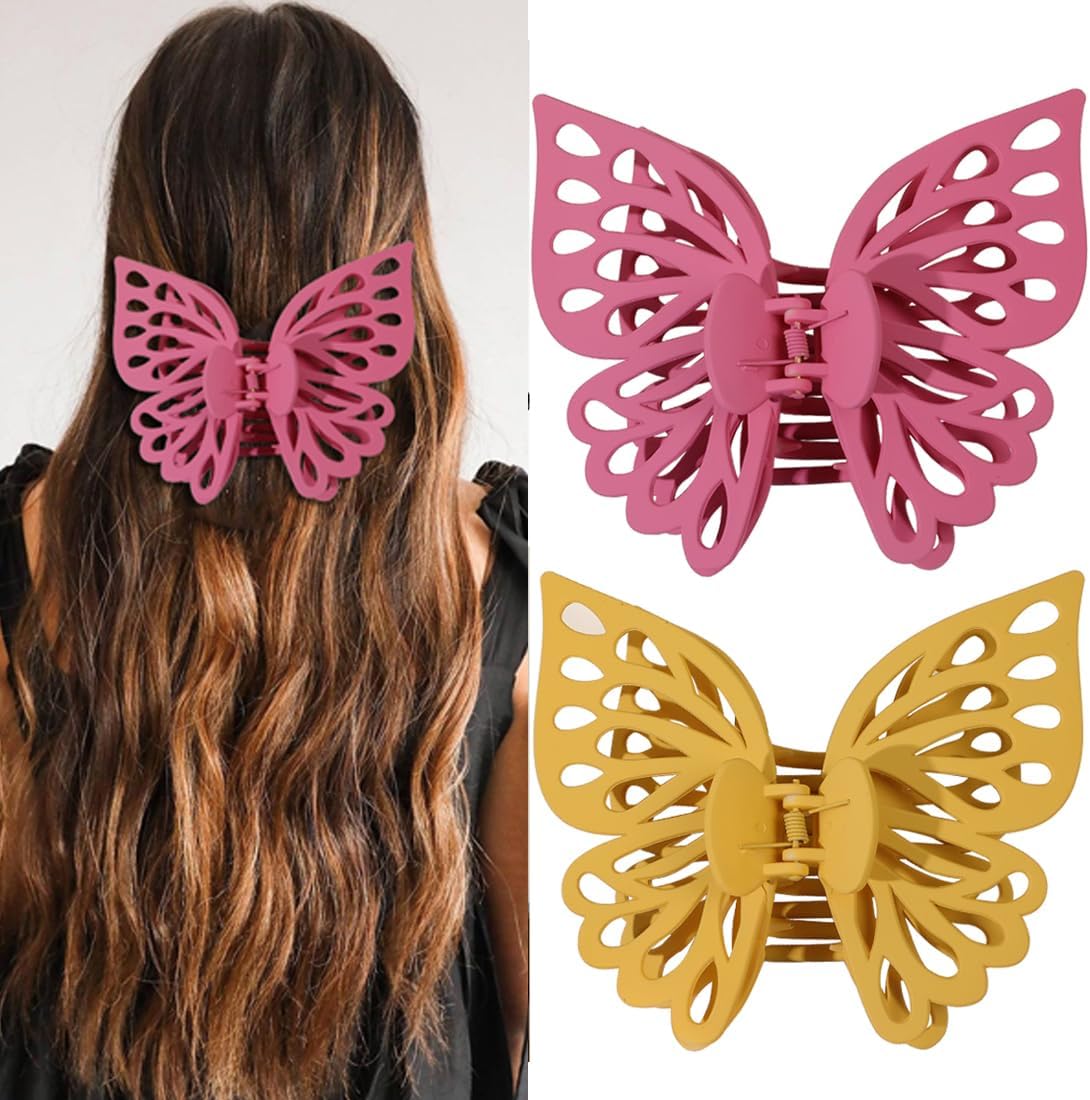 Amazon.com : Seneeel Extra Large 5.51 Inch Non-Slip Matte Butterfly ...