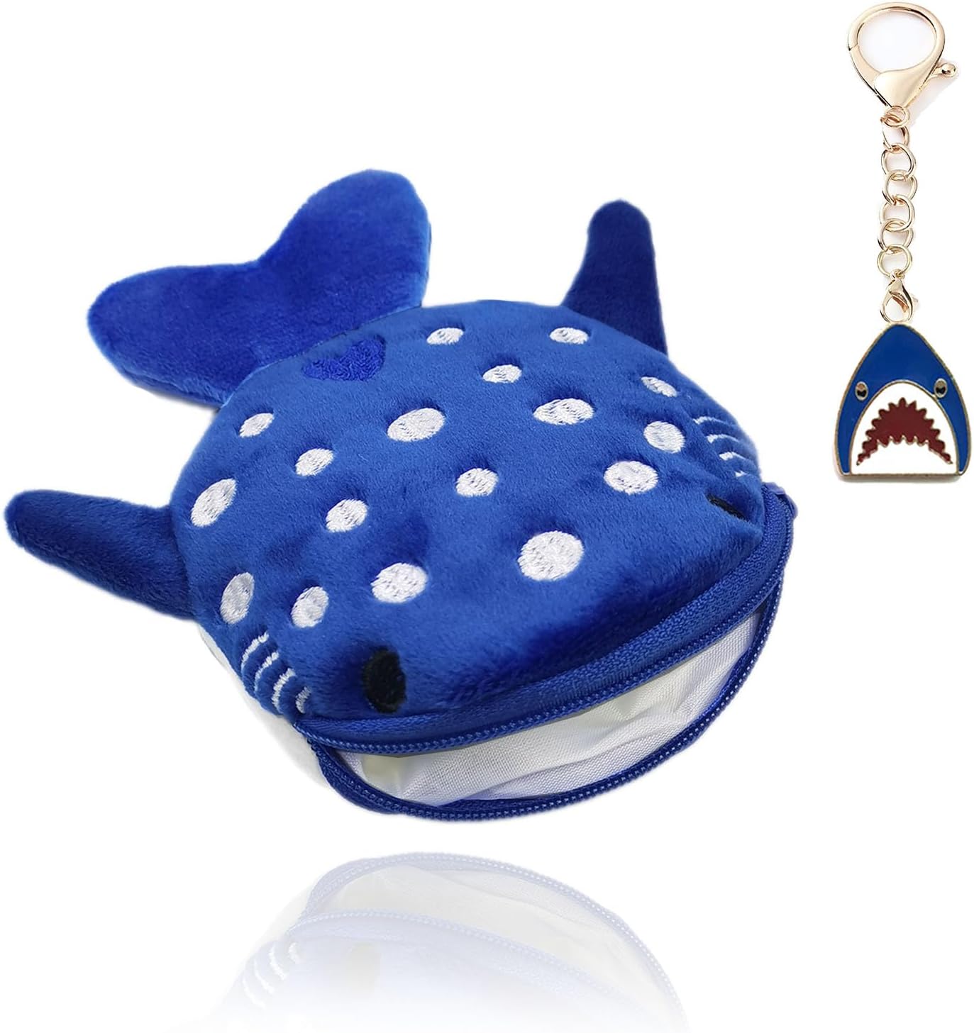 Amazon.com: Shark Coin Purse Small Wallet for Women Cute Plush Cartoon ...