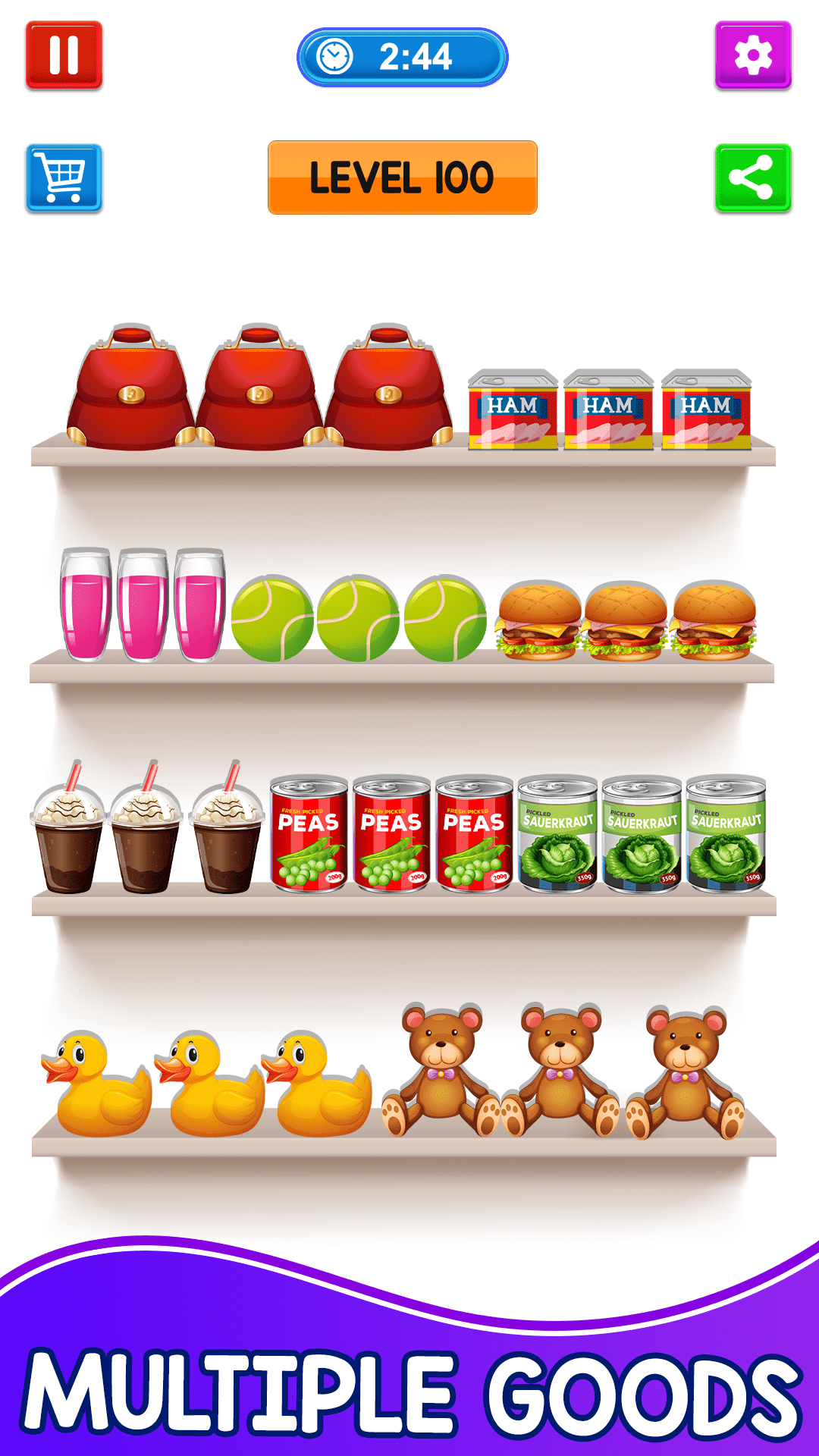 Goods Sort New Goods Sorting Games 2024 for Goods Triple Match master ...