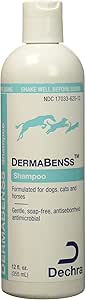 DermaPet Benzoyl Peroxide Plus Shampoo (DermaBenSS) (12oz) : Amazon.com ...