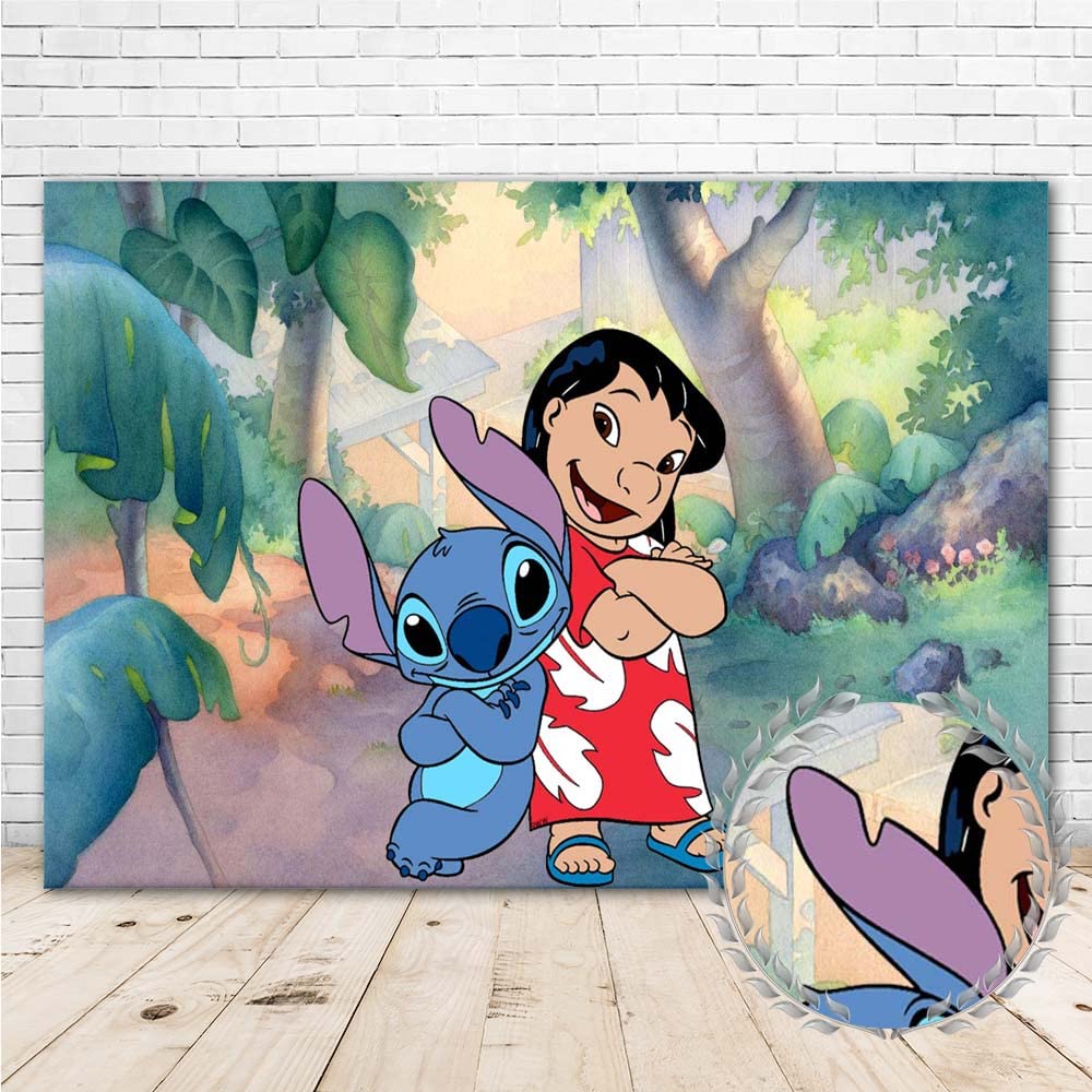 Moonlight Studio Lilo And Stitch Backdrop 7x5 Cartoon Movie Scene ...