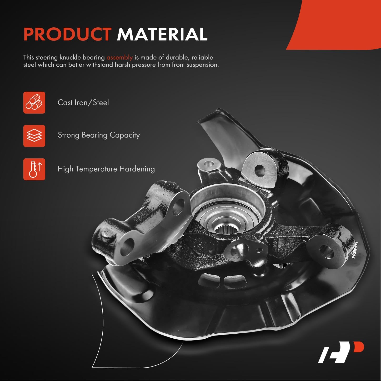 A-Premium Front Steering Knuckle & Wheel Bearing Hub Assembly ...