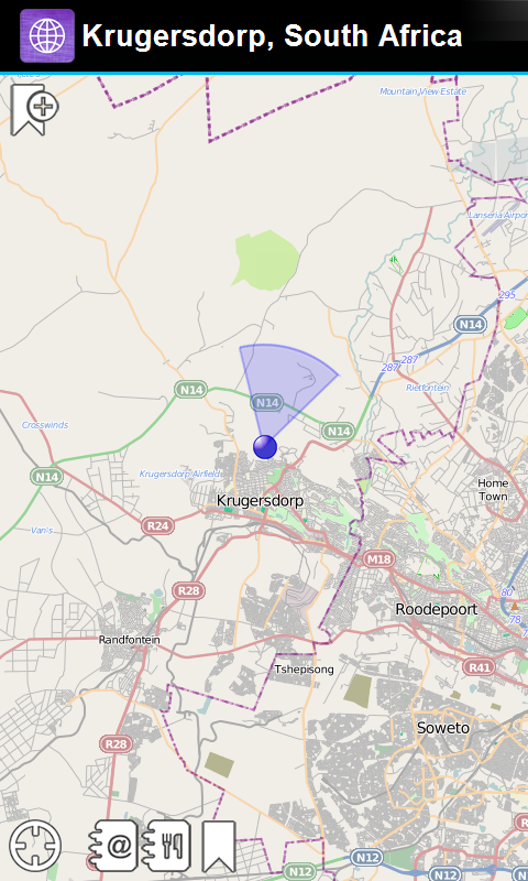 Krugersdorp, South Africa Offline Map - Smart Sulutions - App on Amazon ...