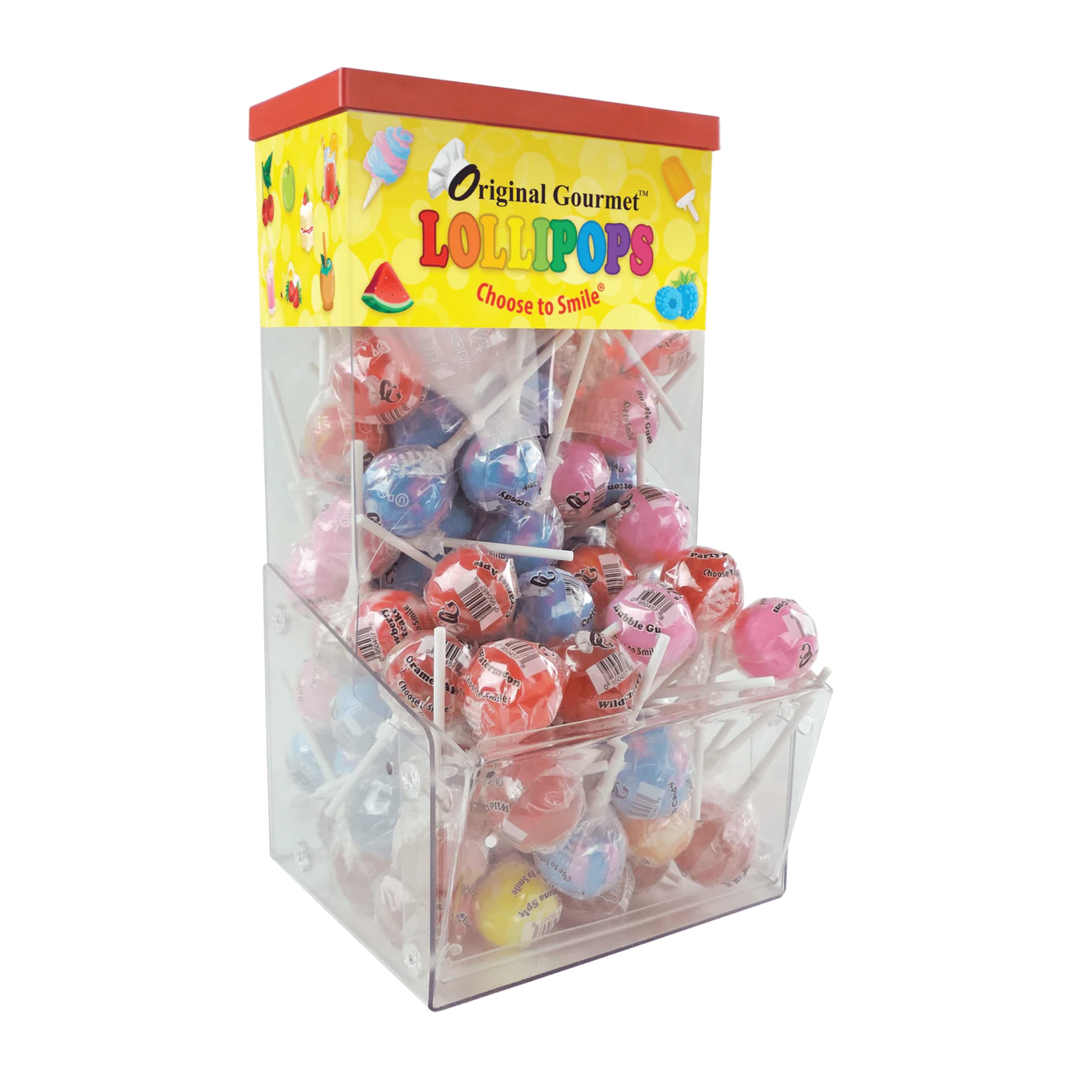 Buy Original Gourmet Large Lollipops with Magnetic Hanging Dispenser ...