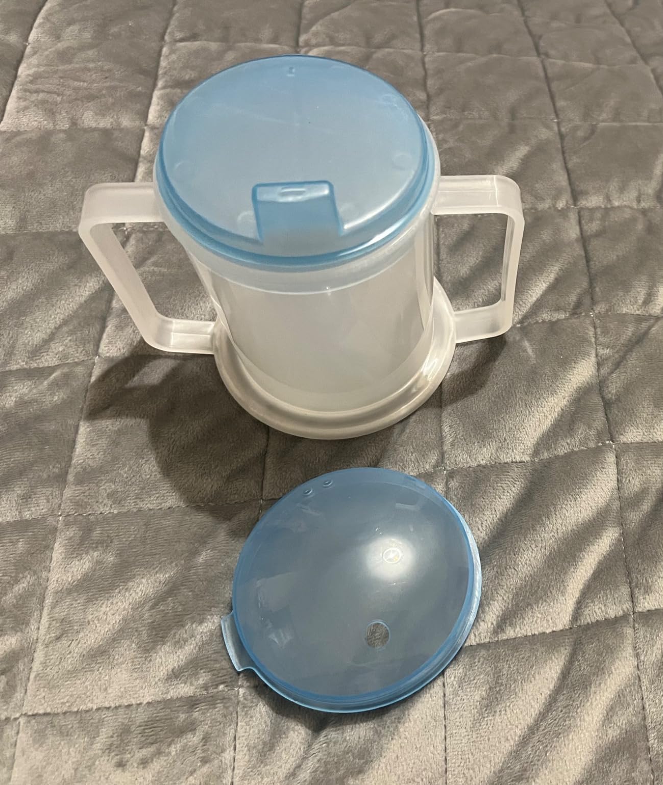 Sovio Disability Aids Adult Eating and Drinking Set - 350ml Non-Spill ...