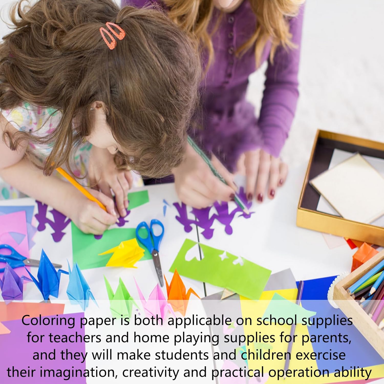 Cartulina de colores 100 hojas de papel de cartulina A4 surtido, 230 ...