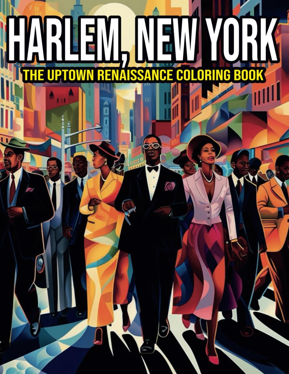 Harlem, New York: The Uptown Renaissance Coloring Book (Global ...