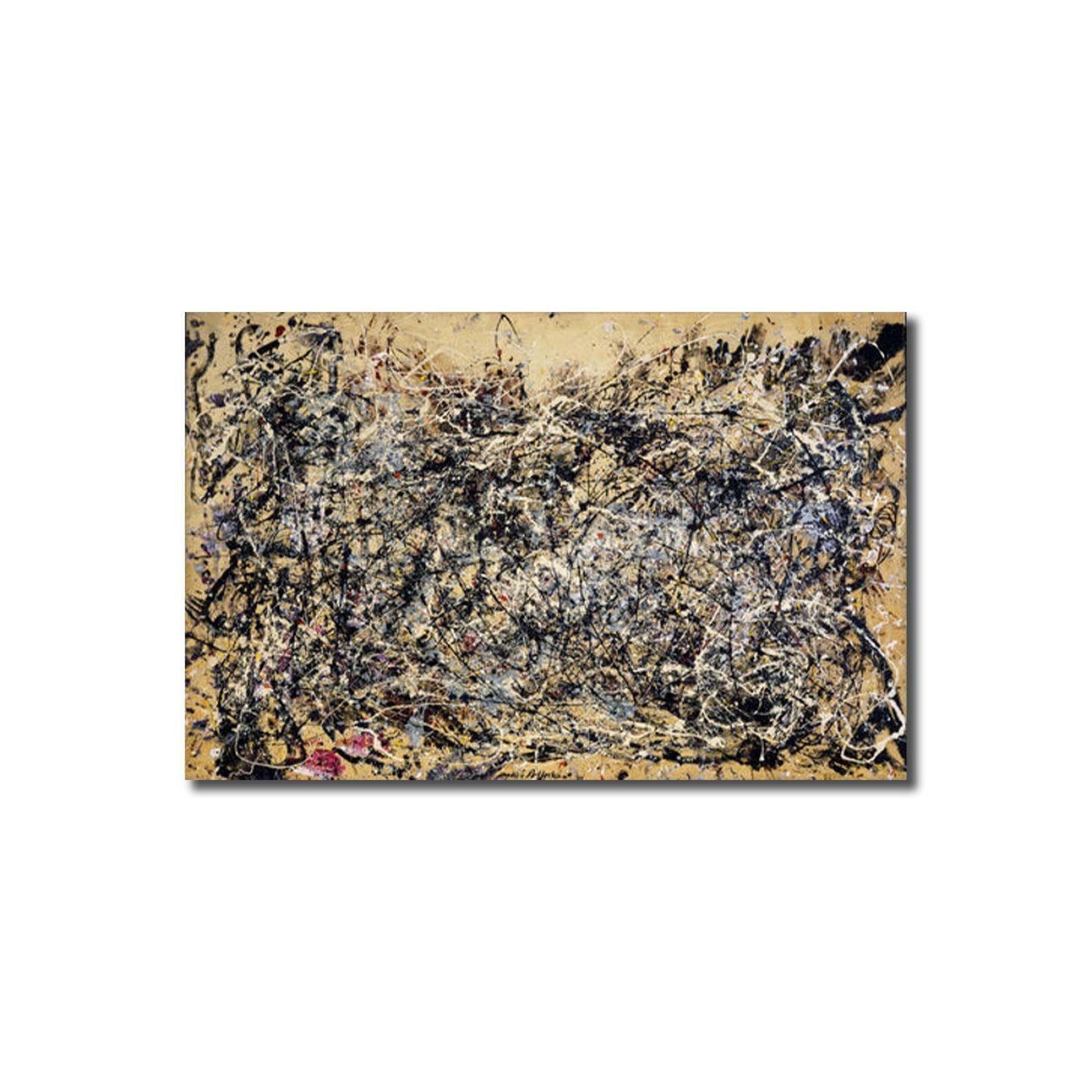 Jackson Pollock Number 1a 1948 Jackson Pollock Work "Number 19, 1948"