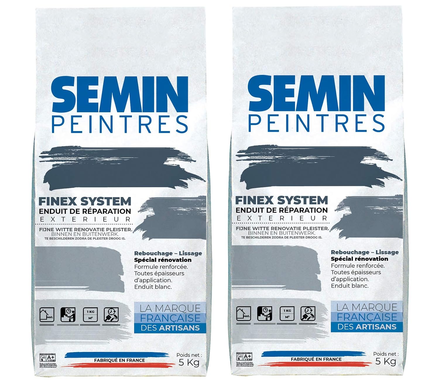 Enduit De Réparation Semin Reboucheur, Extérieur, En Poudre, Sac De 15 ...