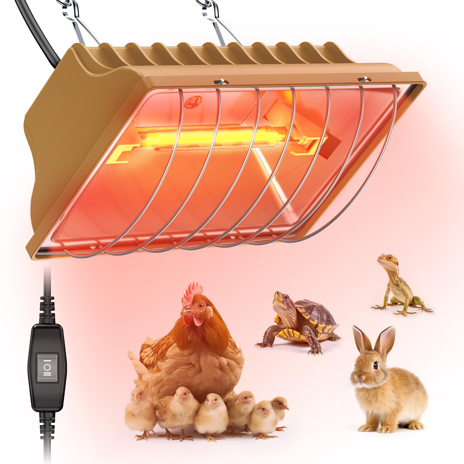 Snapklik.com : Chtoocy Chicken Coop Heater For 30 Chicks Or Ducklings,7 ...