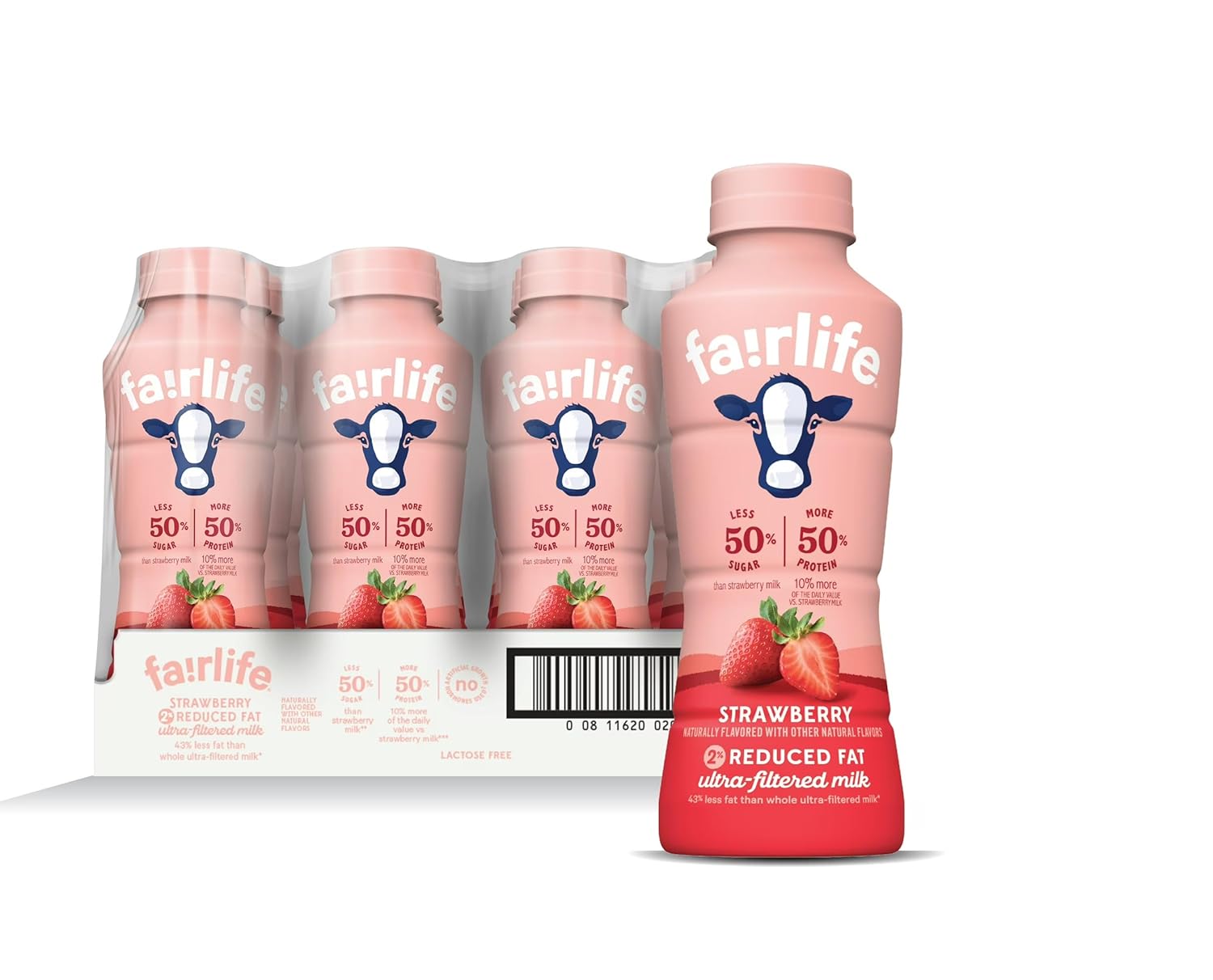 Amazon.com: fairlife YUP! Low Fat, Ultra-Filtered Milk, Very Strawberry ...