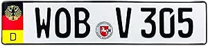 Amazon.com: German Coat of Arms License Plate Flag + Eagle (Wolfsburg ...