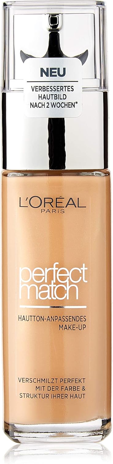 L'Oréal Paris Perfect Match Make-Up Liquid Foundation with Hyaluronic ...
