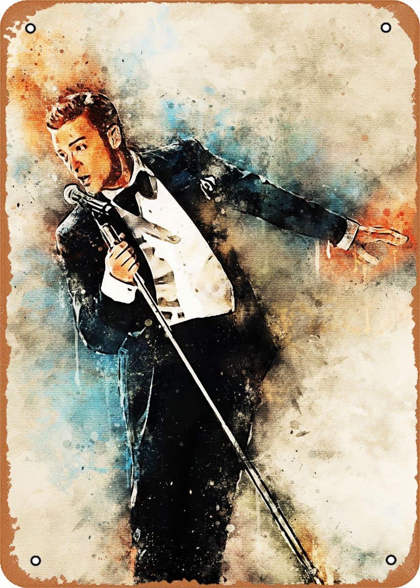 Amazon.com : muecddoa Music World Justin Timberlake Metal Tin Sign ...