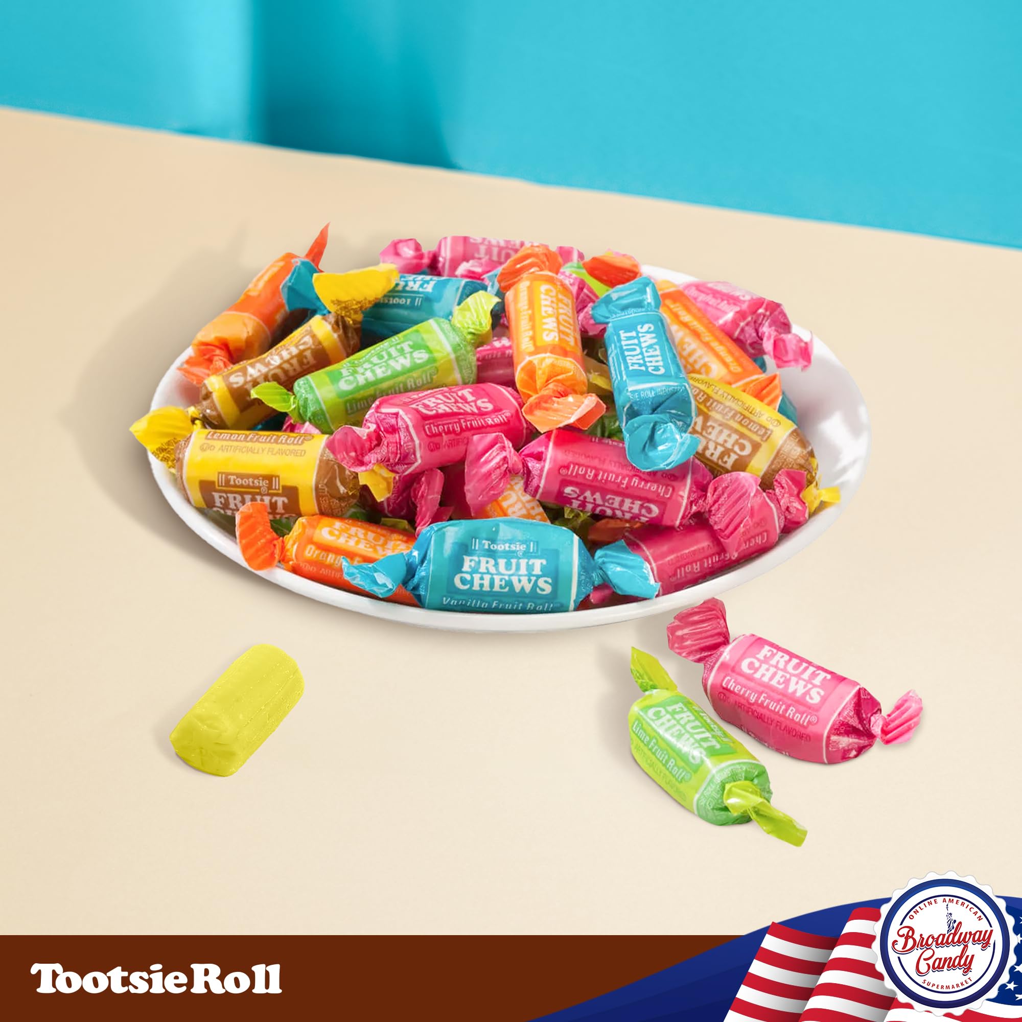 Tootsie Roll Sabor Vainilla Vanilla Tootsie Rolls 16oz