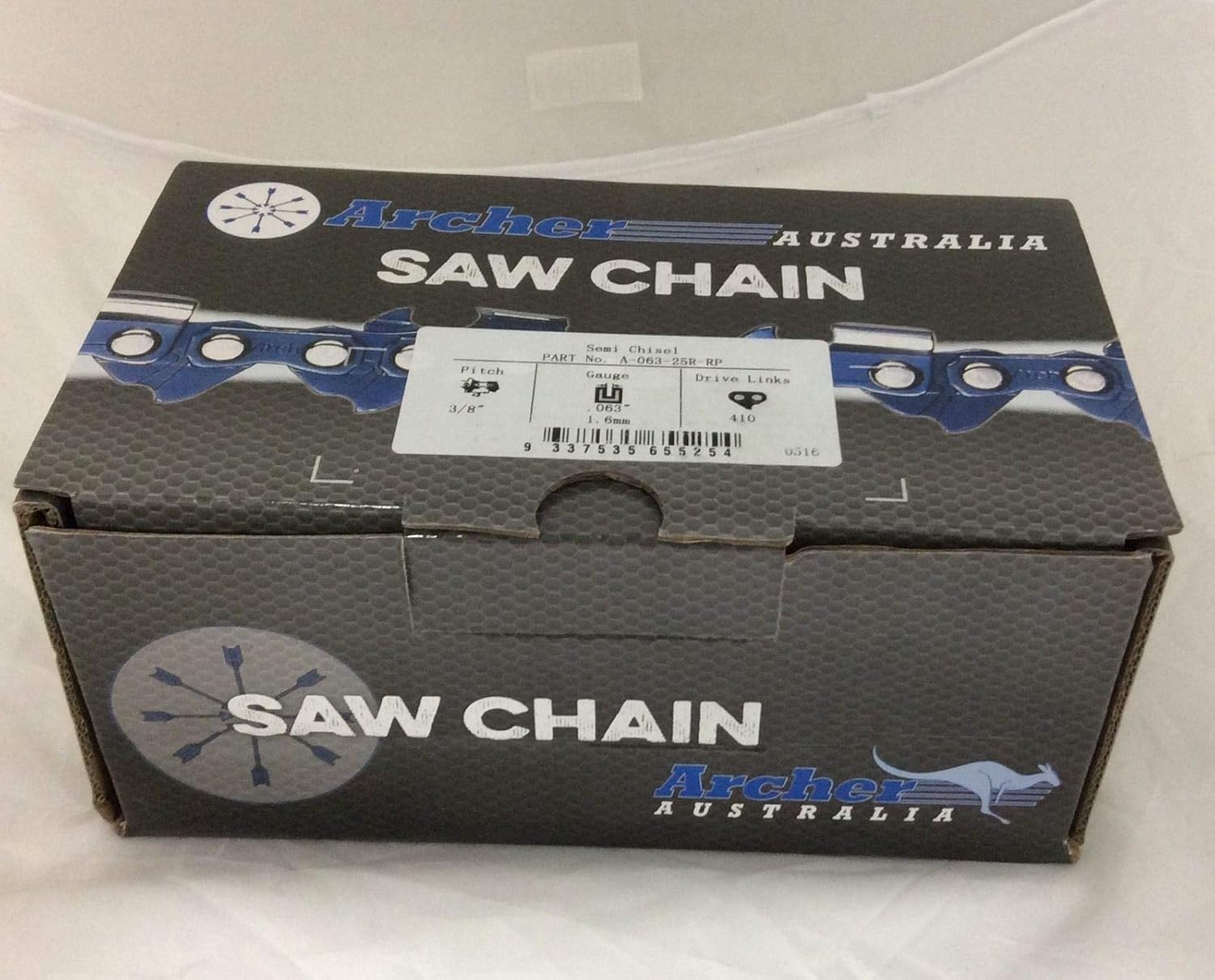 Amazon.com: Archer Chainsaw Chain 25ft Roll 3/8" Pitch .063 Ripping ...