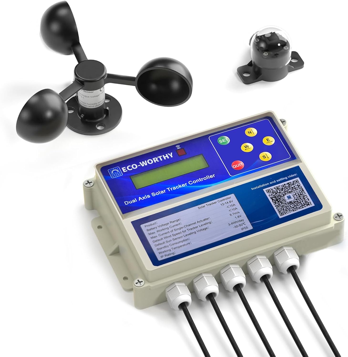 Amazon.com: ECO-WORTHY Dual Axis Solar Tracker Original Accessory Kit ...