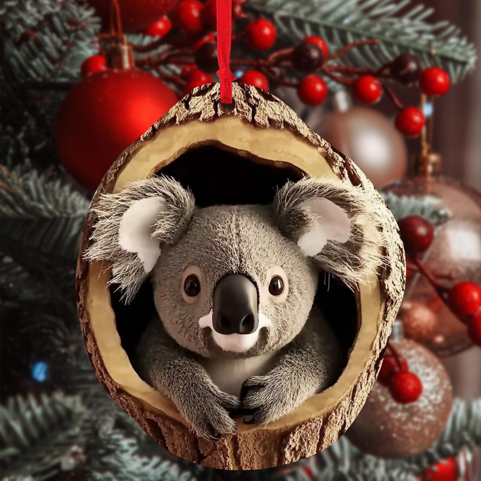 Amazon.com: Animal Christmas Ornament, Forest Animal Christmas Decorations for Tree, Christmas ...