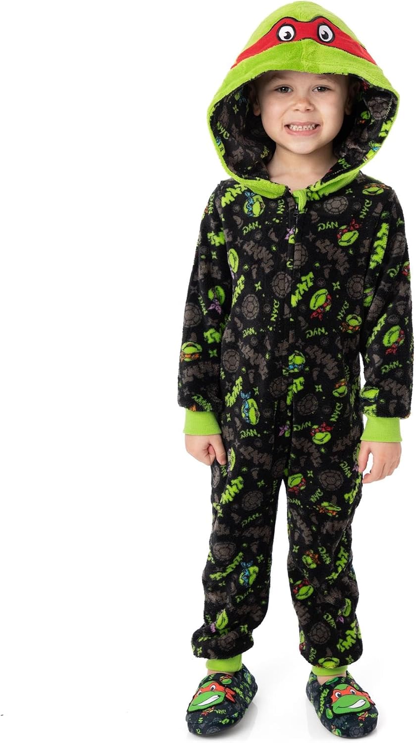 Amazon.com: Teenage Mutant Ninja Turtles Onesie Kids Raphael Superhero ...