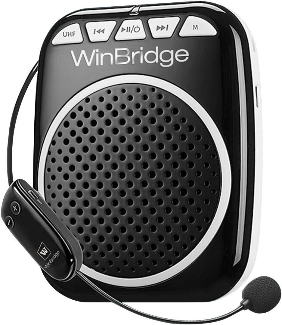 Amazon.com: WinBridge Wireless Voice Amplifier WB711 Microphone with ...