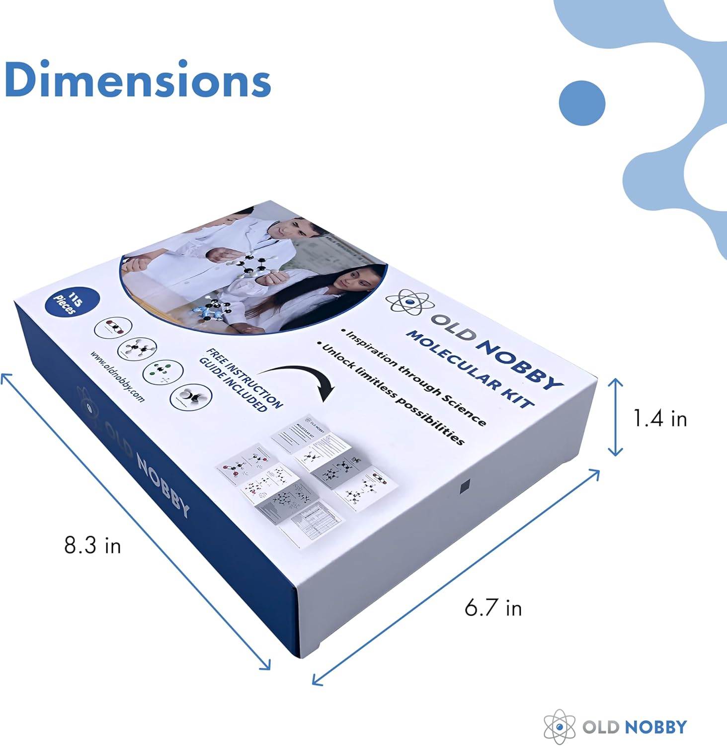 115 pc Organic Chemistry Model Kit - STEM Science Nepal | Ubuy