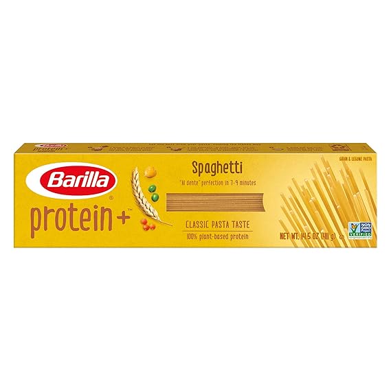 Amazon.com : BARILLA Protein+ (Plus) Spaghetti Pasta - Protein from ...